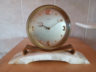Angelus Table Clock 8 days from 40ies | eBay