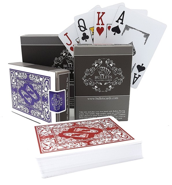 Bullets Standard Playing Card Decks Cards Two of Waterproof DESIGNER ...