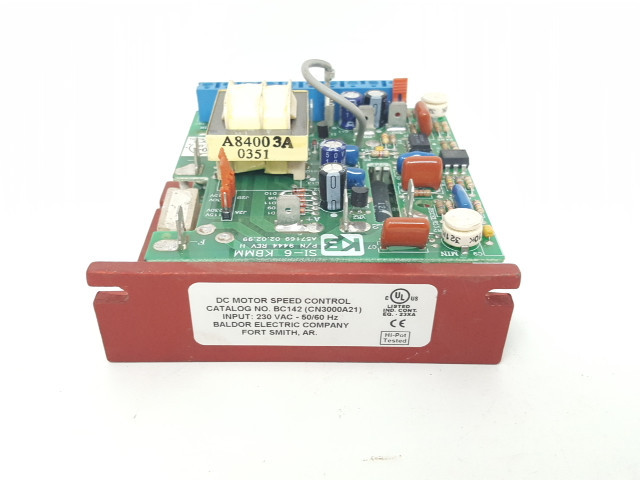 Baldor BC142 DC Motor Speed Controller Chassis Mount 180v for sale ...
