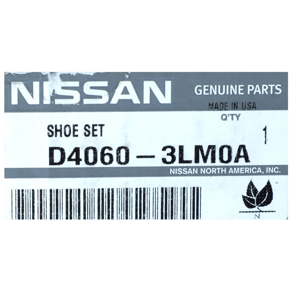OEM 2013-2020 Nissan NV200 NV200 Taxi Drum Brake Shoe Set Rear NEW ...