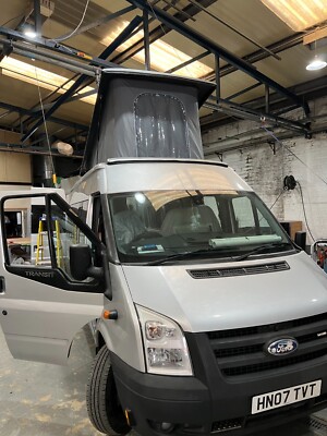 Transit Mark 7 Pop Top Roof/ Elevated Roof LWB | eBay UK