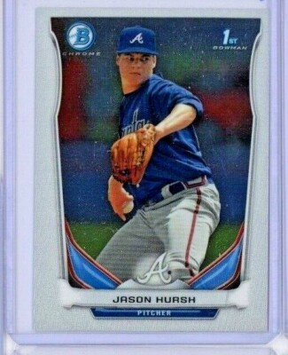 2014 Bowman Chrome Prospects #BCP1 Jason Hursh Rookie RC - Atlanta ...