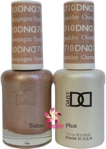 DND Daisy Duo Gel w/ matching nail polish lacquer - Champagne Sparkles ...