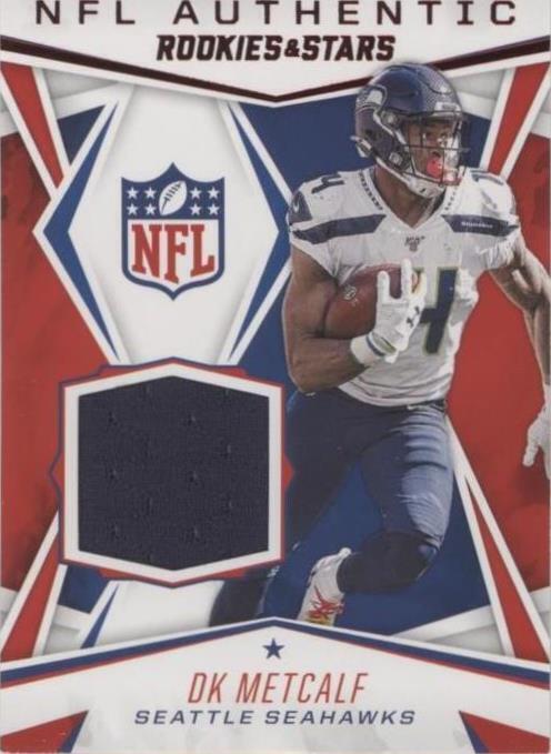 2020 Panini Rookies & Stars - Nfl Authentic Relics DK Metcalf #NA-DM ...