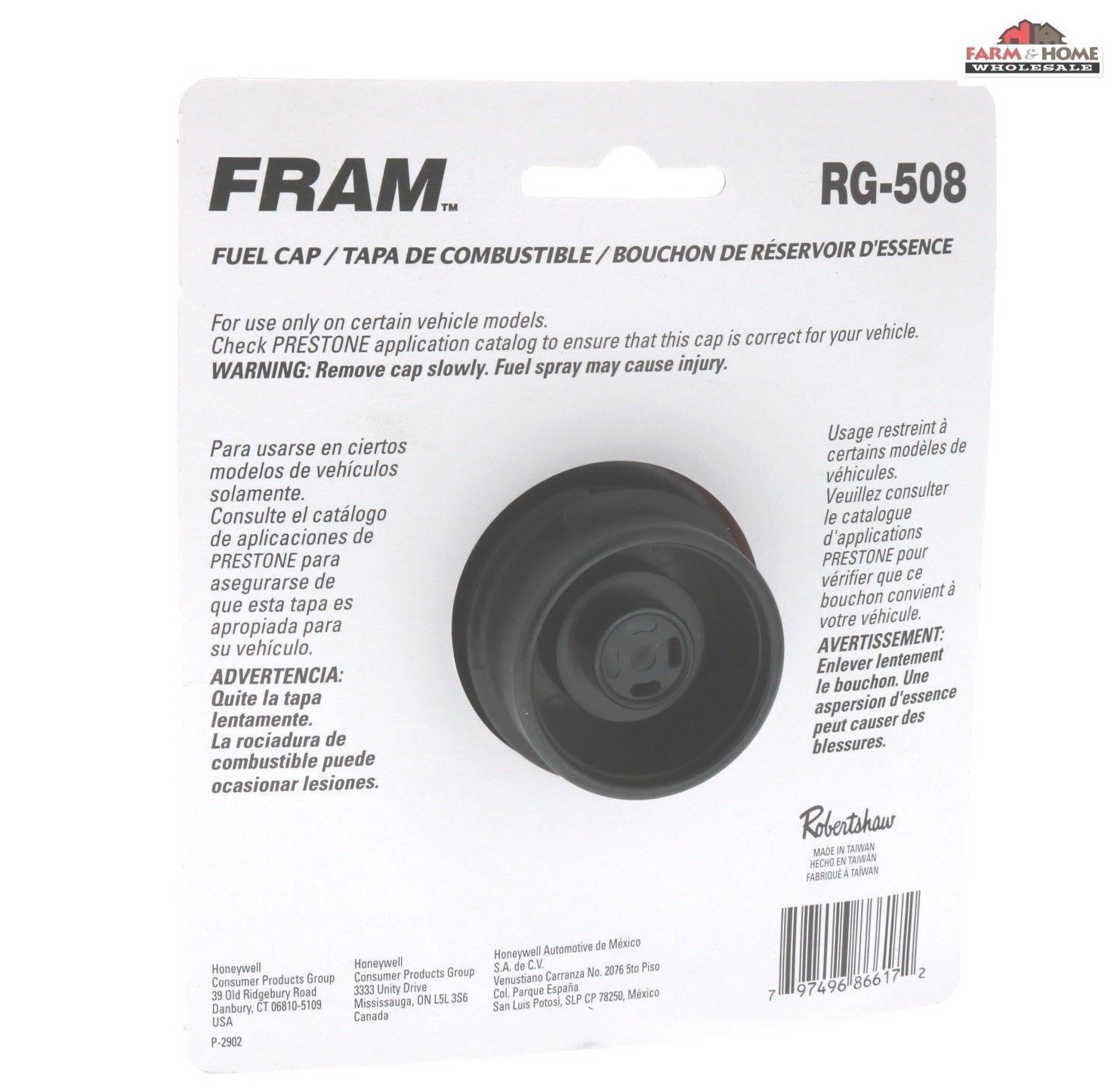 FRAM RG-508 Locking Gas Fuel Cap Chrysler Dodge Jeep ~ new | eBay