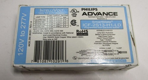 SMARTMATE ADVANCE ICF-2S13-H1-LD-K COMPACT FLUORESCENT BALLAST | eBay