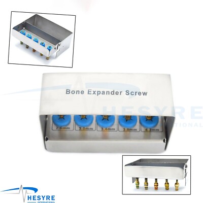 Bone Expander Screws 5pcs Set Dental Implant Surgical Surgery Stainless ...