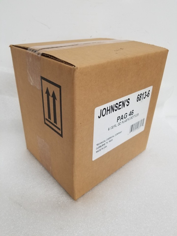 Johnsen's 6813-6 Premium PAG 46 Mobile A/C Lubricant for R-134a Box of ...