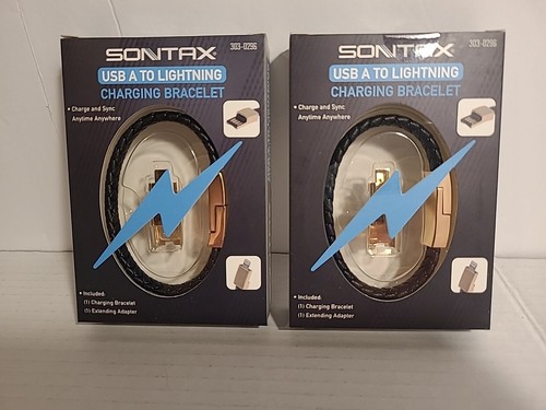 (2) New SONTAX USB CHARGING BRACELET FOR IPHONE | eBay