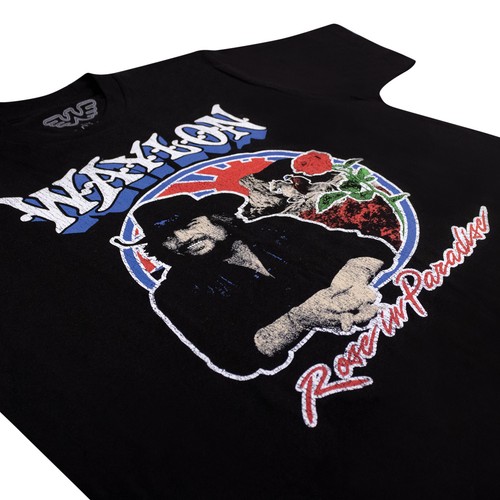 Waylon Jennings Rose In Paradise Men's Tee | eBay