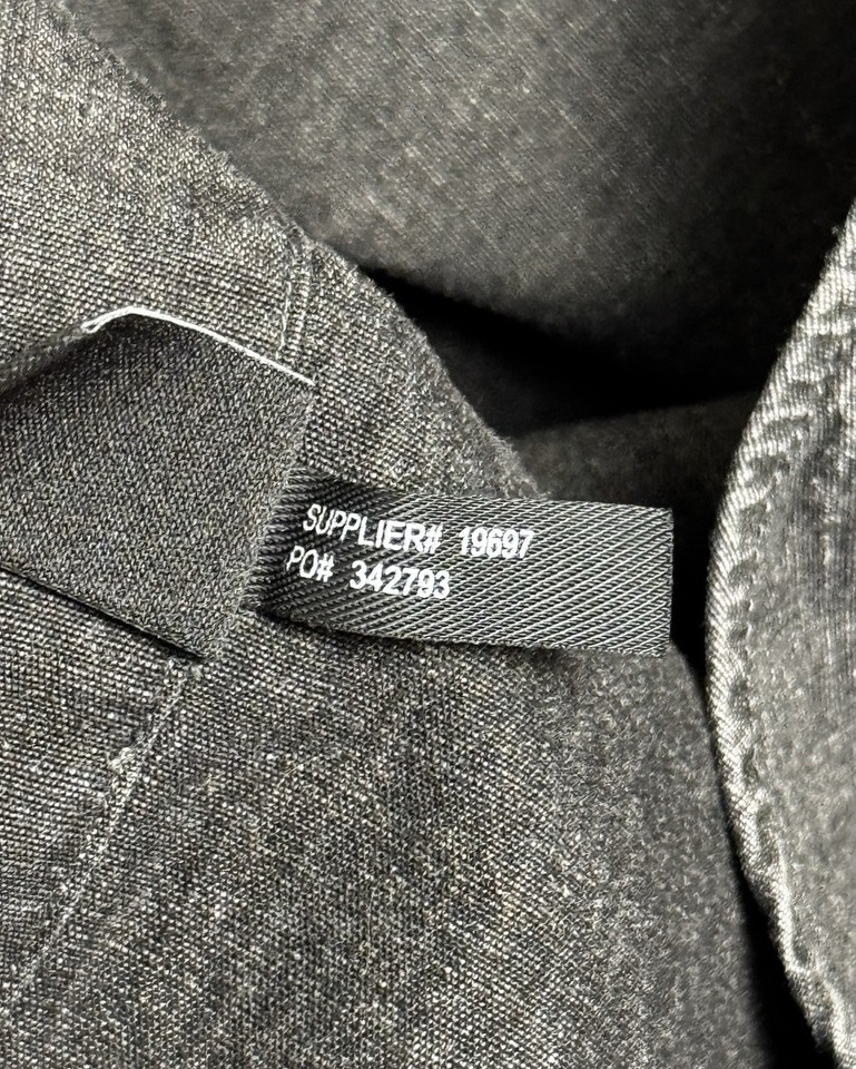 Ralph Lauren Black Label Western Shirt-Men’s S-Grey Wash-Denim Pearl Snap-Mint! | eBay