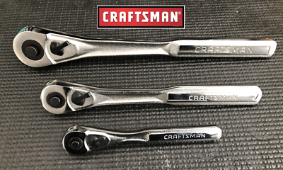 Craftsman Quick Release Ratchet Teardrop 1/2" , 3/8" , 1/4" Drive ...