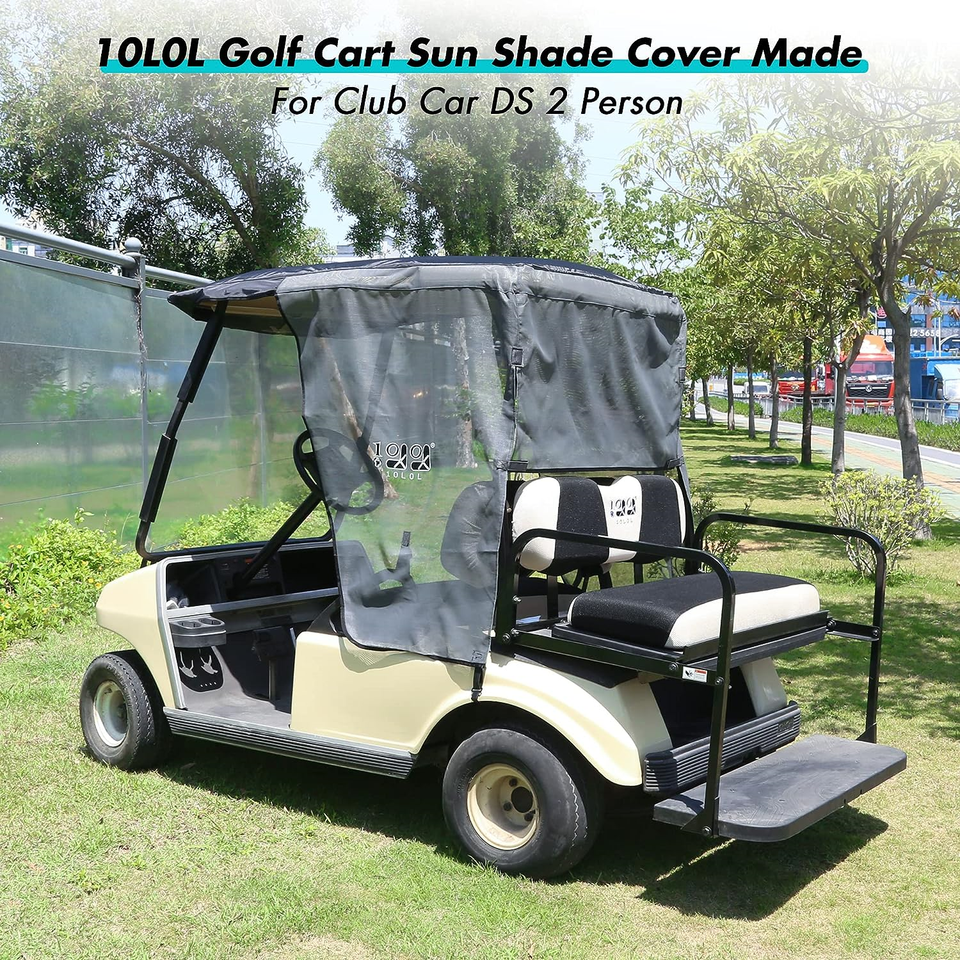 10L0L Golf Cart Sun Shade Cover for Club Car DS | 0689743585441 ...