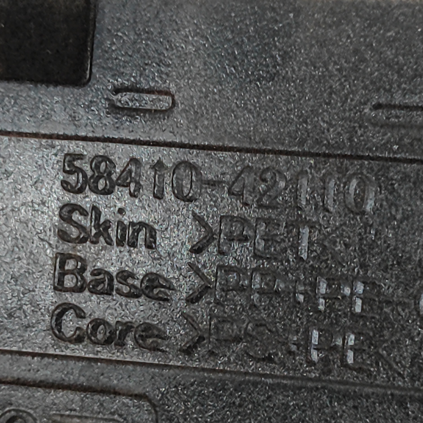 TOYOTA RAV 4 XA50 Rear Trunk Boot Floor Carpet Cover 58410-42110 2018 ...