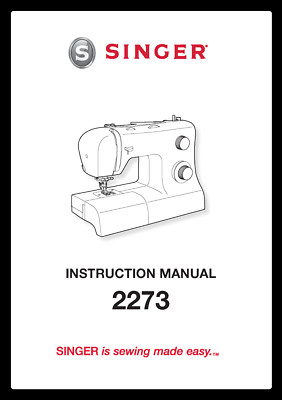 Singer 2273 Instruction Manual User Guide Reprint Copy Coil Bound | eBay