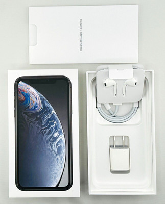 iPhone Xr Box 128GB with All Genuine Apple Accessories Type USB ...