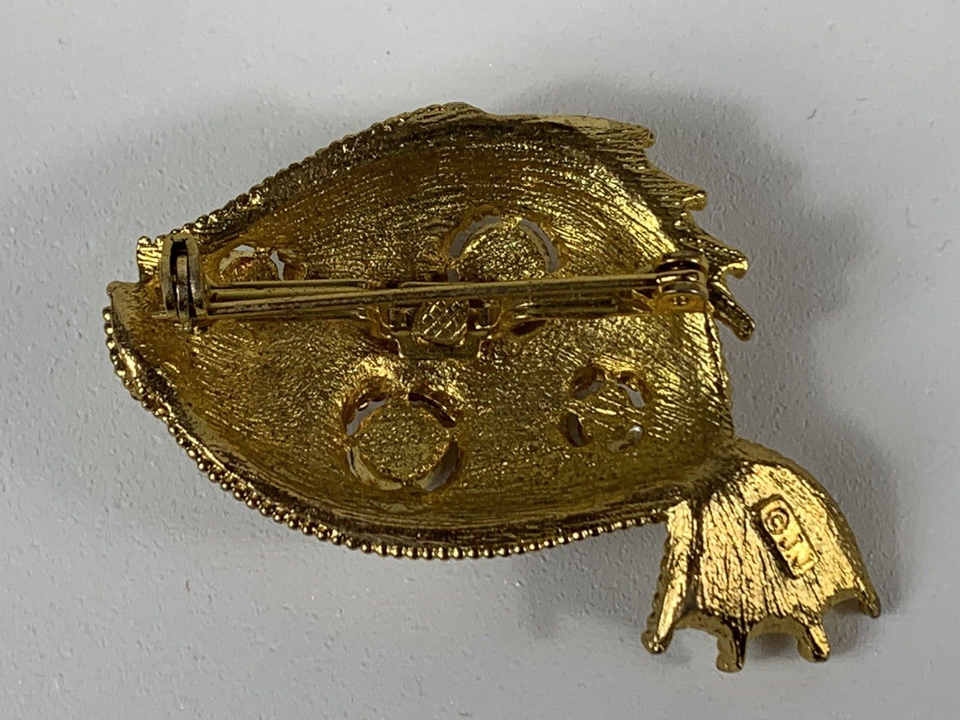 Vintage JJ Jonette Jewelry Signed Fish Brooch Pin | eBay