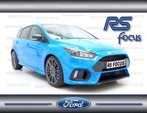 FORD FOCUS RS #M1503 SIGN 16 X 11.7" GARAGE ALUMINIUM METAL CAR GIFT ...