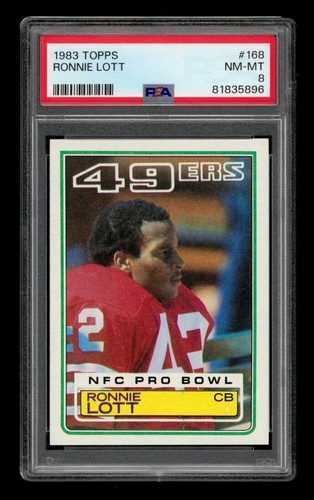 1983 Topps Set-Break #168 Ronnie Lott PSA 8 NM-MT | eBay