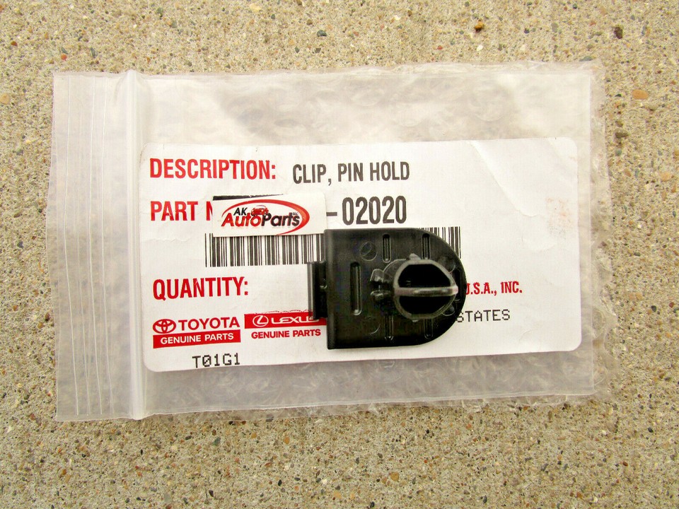 20 - 22 TOYOTA COROLLA FRONT BUMPER SIDE RETAINER COVER CLIP QTY 1 OEM ...