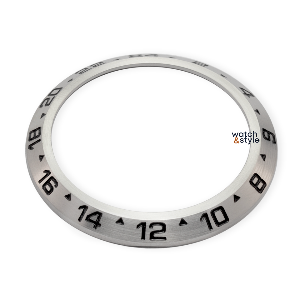 R0189 SKX007/SRPD GMT Bezel - Brushed Silver/Black | eBay