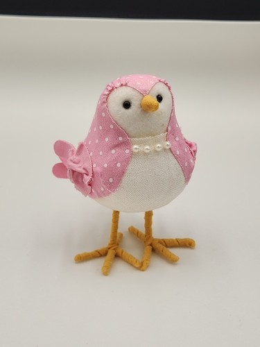 TARGET SPRITZ Featherly Friends SPRING PINK & WHITE BIRD WITH PEARLS ...