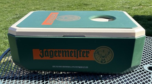 Rare Jagermeister Cooler w/ Cornhole Board Game , Handles And Logo 24 ...