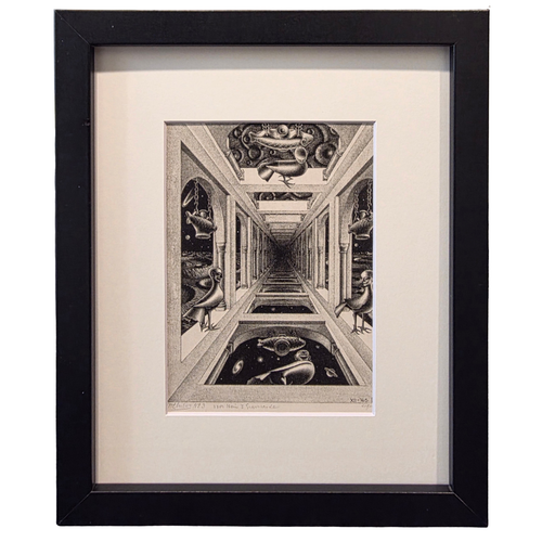 M.C. Escher Signed in the Plate Other World Newly Framed Art Print | eBay