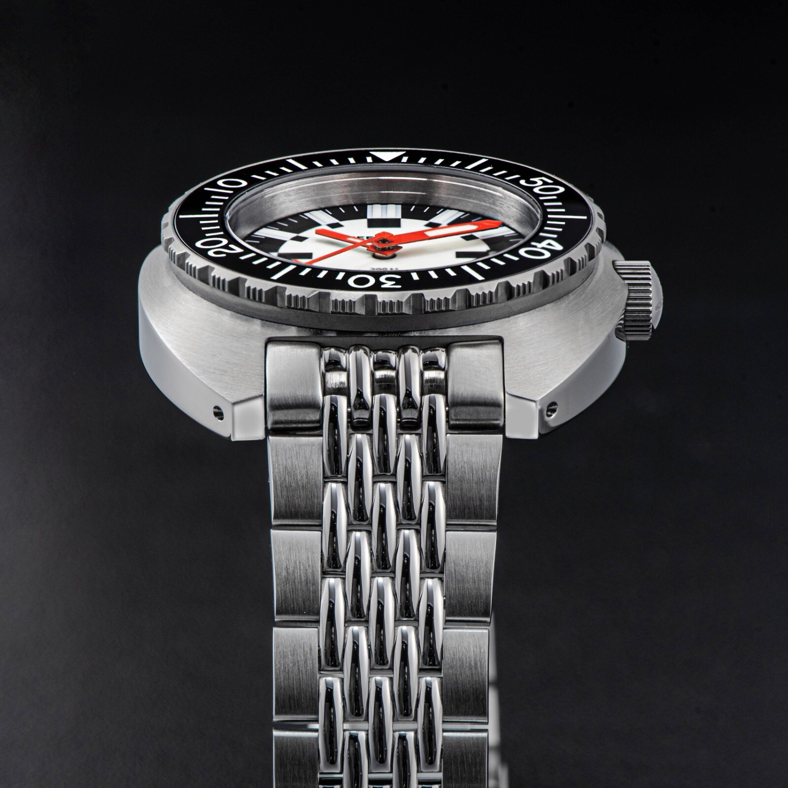 SEESTERN SUB300T, Full Lume Military, NH35, Sapphire, Black, 200m Diver ...