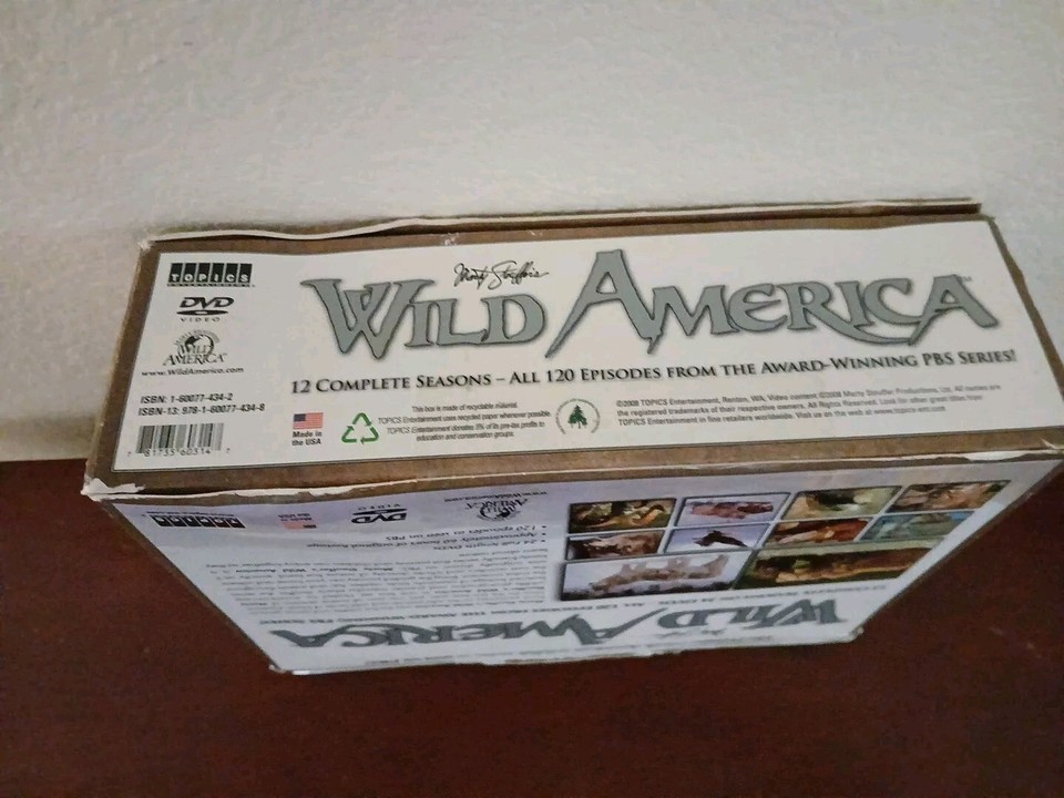 Marty Stouffers Wild America PBS Series 24 Disc DVD Box Set 12 Seasons ...