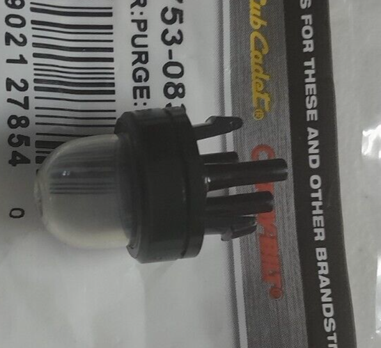 Troy Bilt TB6044XP 753-08319 3 NIPPLE STYLE PRIMER PURGE BULB STRING ...