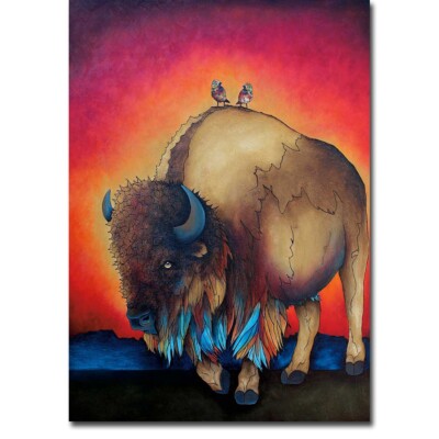 Ruby Dawn by Micqaela Jones Gallery-Wrapped Canvas Giclee Art (18 in x ...