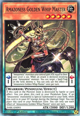 YGO DABL-EN093 C Amazoness Golden Whip Master DABL-EN093 Yu-gi-oh | eBay