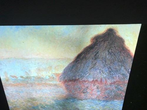 Claude Monet “Wheatstack (Sunset)" 35mm French Impressionist Art Slide ...