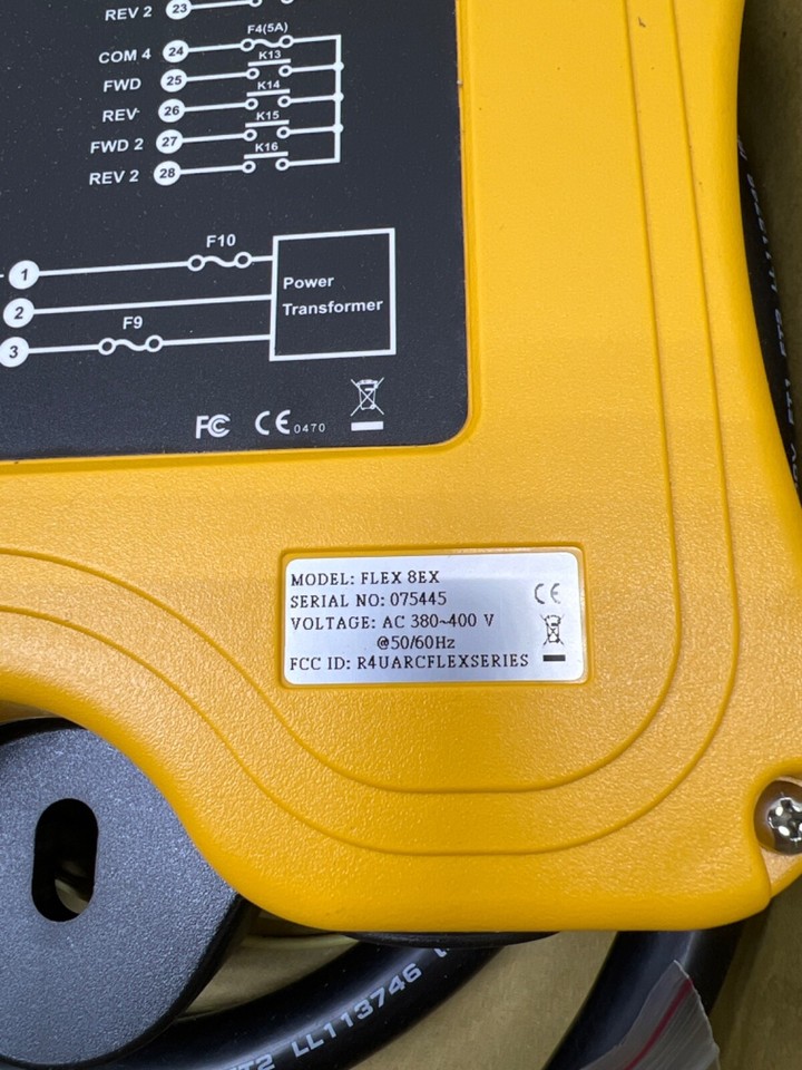 ARC FLEX 8EX Overhead Crane Hoist Radio Remote Control System with ...