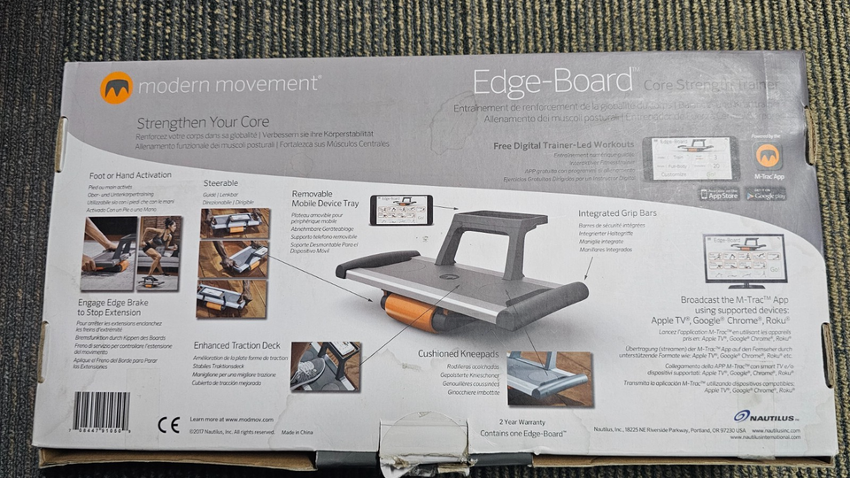 Modern Movement Edge Board Core Strength Trainer Exercise Workout ...