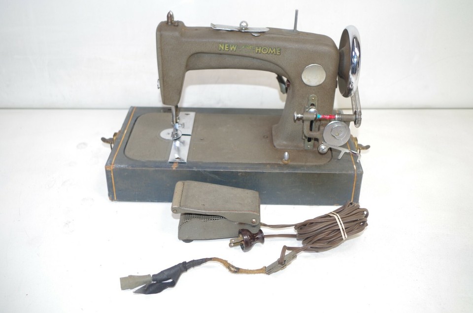 Antique New Home Model 52F Sewing Machine Untested | eBay