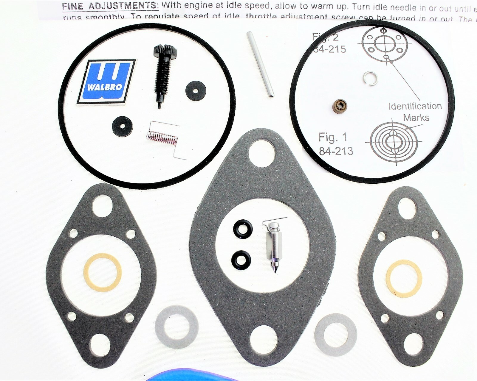 WALBRO Carburetor Kit fits Wisconsin engine TRA12D TRA 12D L97 LME 35 ...