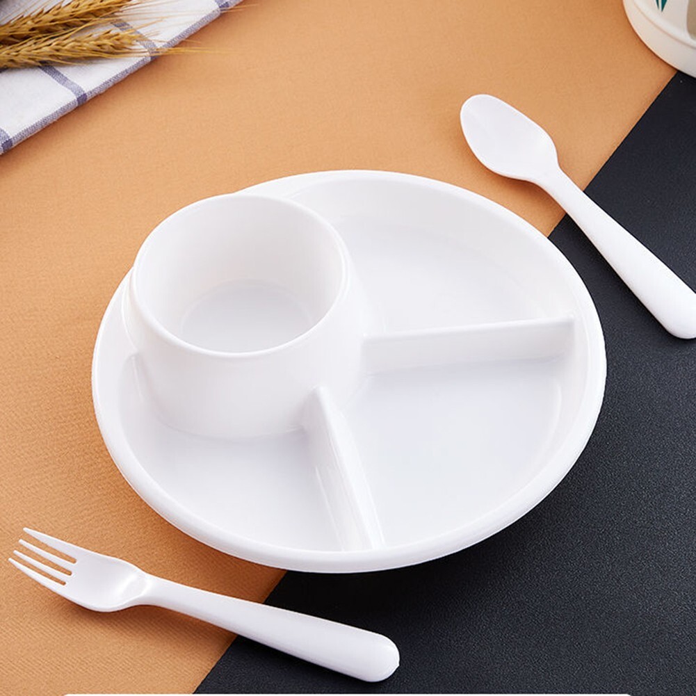 Porcelain Divided Dinner Plates