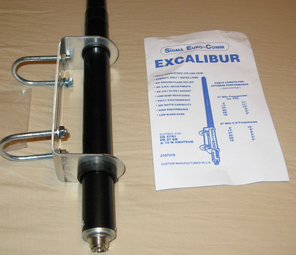 SIGMA EXCALIBUR Compact Home Base CB Antenna home base aerial | eBay UK