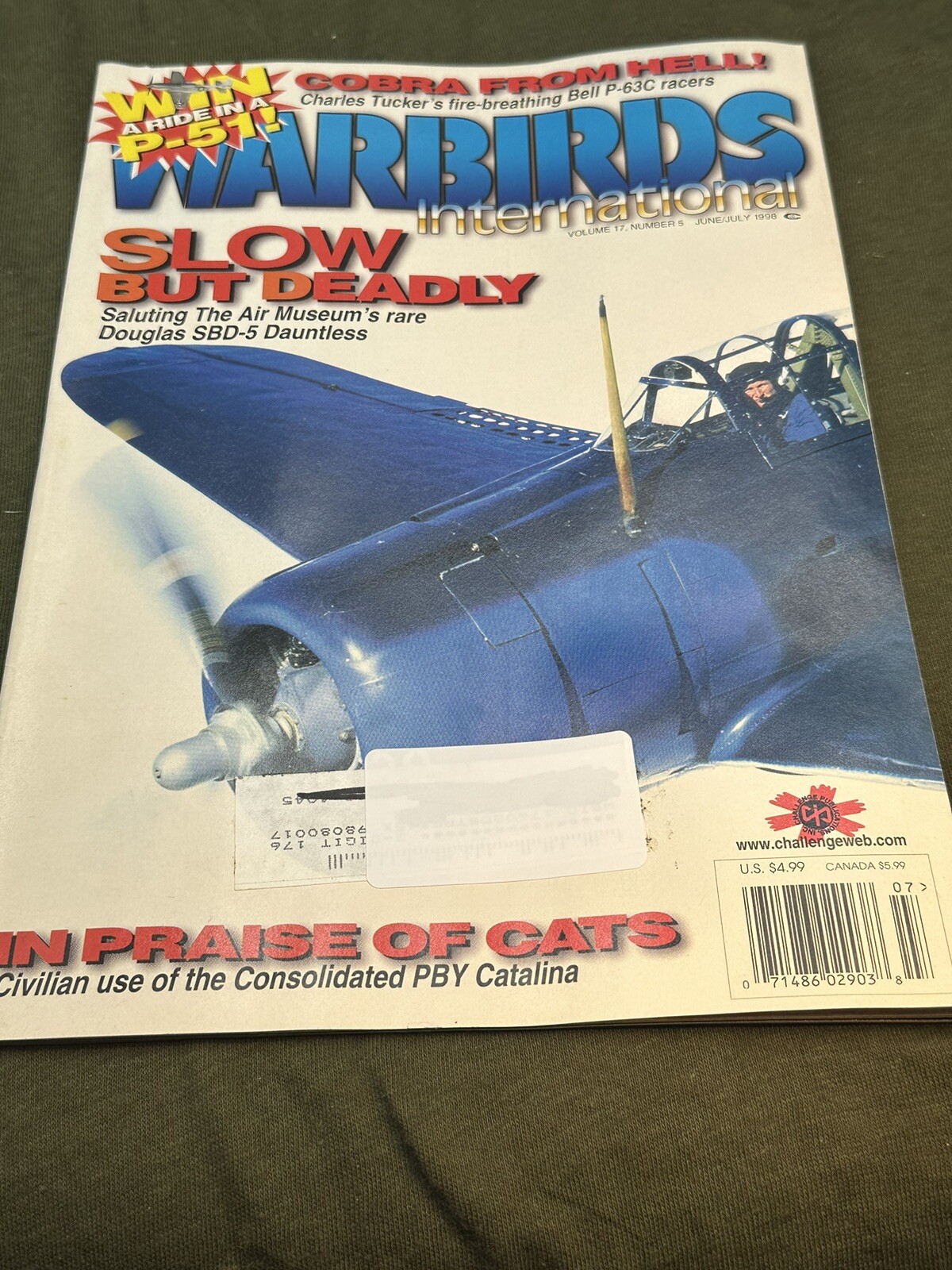 Warbirds International - June/July 1998. Vol. 17, No. 5.Douglas SBD-5 Dauntless | eBay