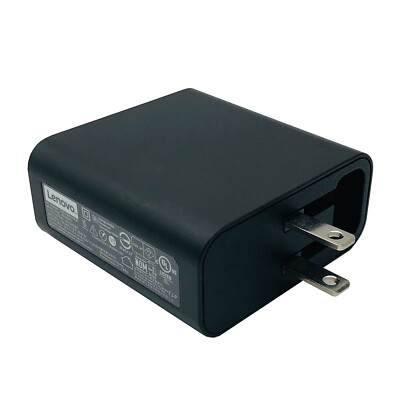 Genuine Lenovo ADL65WCC Wall Power Supply 20V 3.25A / 5.2V 2A USB Plug ...