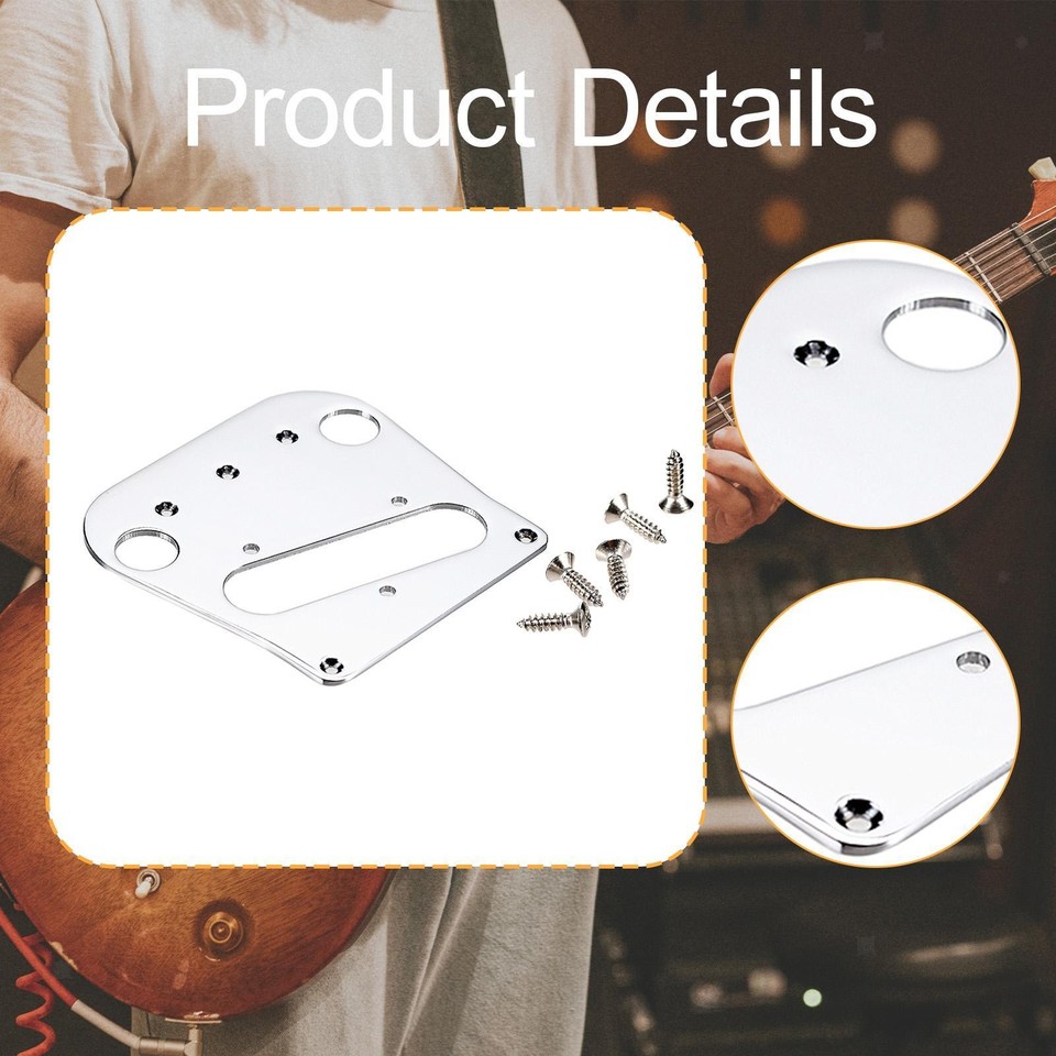 Bridge Plate Guitar Practical Modern Replace Parts Upgrade Sturdy ...