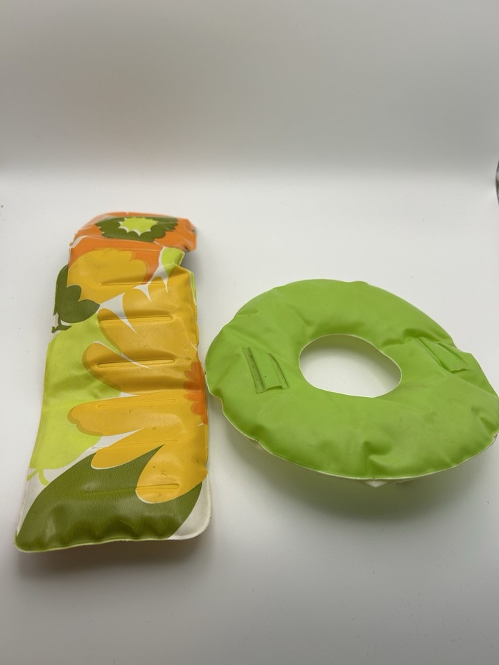 VTG Barbie doll raft And inner tube inflatables floaties Pool Beach ...