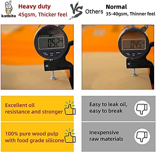 200pcs 9x13 Inch Heavy Duty Unbleached Parchment Paper Parchment Paper ...