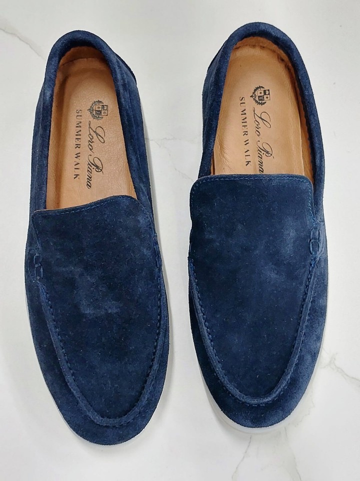LORO PIANA - SUMMER MENS LOFERS CLASSIC blue SIZE: EU 41, US 8.5 | eBay