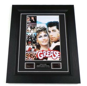 GREASE FILM CELLS MOVIE MEMORABILIA DISPLAY GIFTS JOHN TRAVOLTA ...