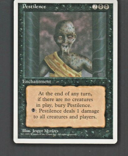Pestilence 1995 Magic The Gathering 4th Edition #152 | eBay