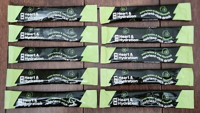 TruVision Truvy Heart & Hydration Yuzu Lemon & Lime Flavor 10 Packets ...