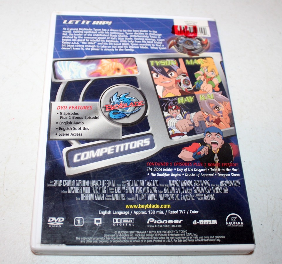Beyblade - Let It Rip (Vol 1) (Geneon Signature Series) - DVD, Nelvana, Pioneer 13023214897| eBay